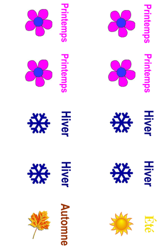 French Days, Months & Seasons | Teaching Resources