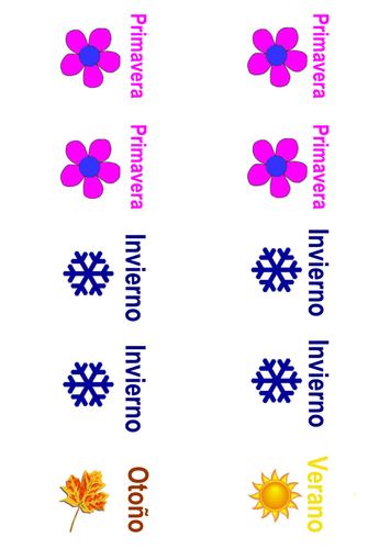 Spanish Seasons, Months, & Days | Teaching Resources