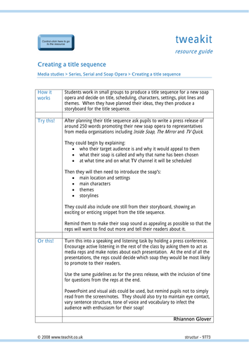 Week three spoken language study KS3 KS4 What are the genre features of ...