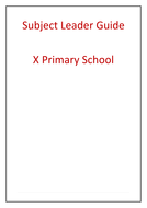 Subject Leader Guide | Teaching Resources