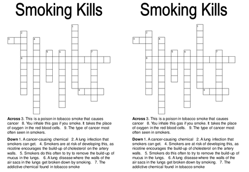 B7.3 - Smoking | Teaching Resources
