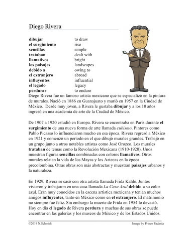 Diego Rivera Biografía - Spanish Biography on Mexican Artist | Teaching ...