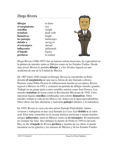 Diego Rivera Biografía - Spanish Biography on Mexican Artist | Teaching ...