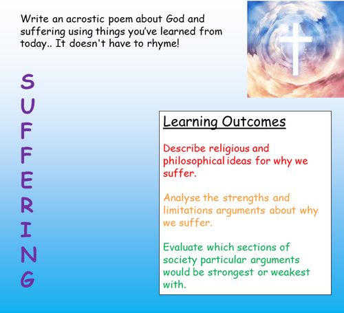Suffering | Teaching Resources