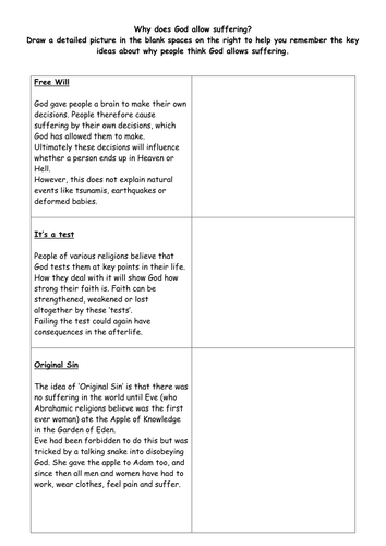 Suffering | Teaching Resources