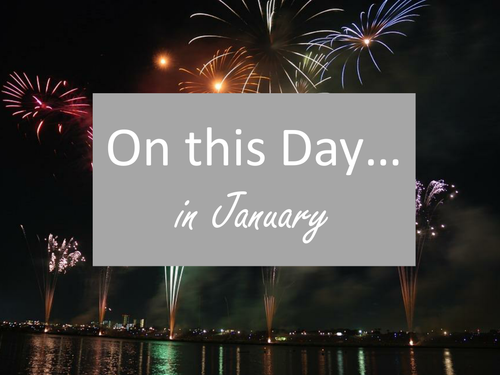 WINTER - This Day on... exciting historical days in December/January ...
