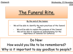 The Funeral Rite - Practices Unit | Teaching Resources