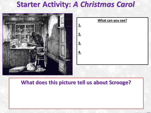 Scrooge - Christmas Writing- Characterisation | Teaching Resources