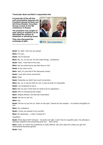 A Level English Language Unit 2 "Spoken Language: Lexis, Grammar ...