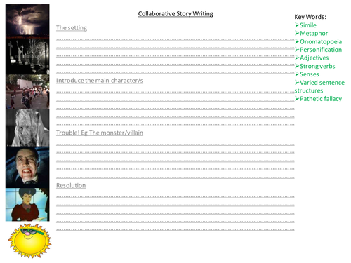 Narrative planning sheet | Teaching Resources