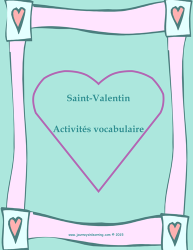 Saint Valentin-Activités Vocabulaire | Teaching Resources