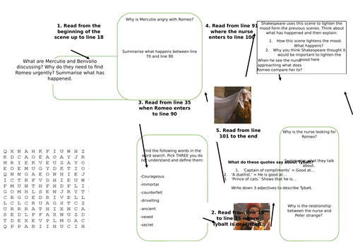 Romeo and Juliet act 2 scene 4 act 2 scene 5 and act 2 scene 6 new ...