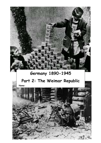Germany Booklet-1919-1929 | Teaching Resources