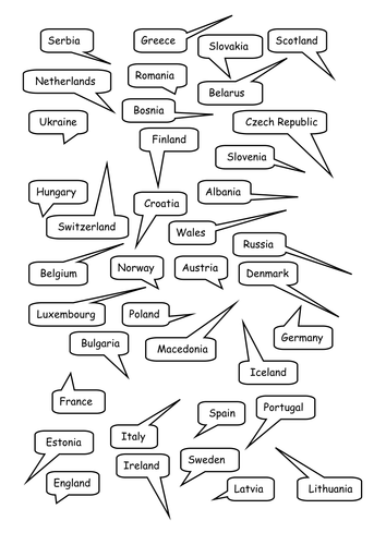 Match the Countries to the Capitals & other resources | Teaching Resources
