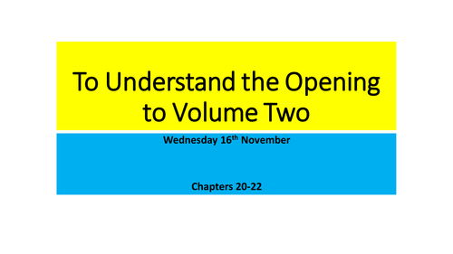 AQA Great Expectations Chapters 18-22 | Teaching Resources