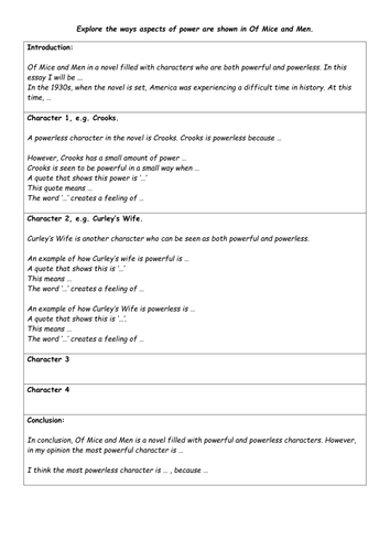 Of Mice and Men - PowerPoint and Resources | Teaching Resources