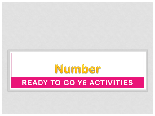 Maths Starter Activities Bundle | Teaching Resources
