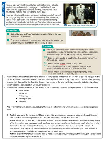 AQA GCSE Economics Unit 11 Money Section Lesson 4: Choosing to Spend ...