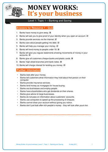 AQA GCSE Economics Unit 11 Money Section Lesson 4: Choosing to Spend ...