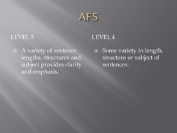 Varying Sentence Length, Structure and Conjunctions for Different ...
