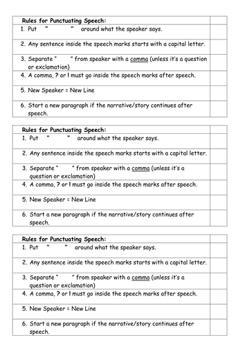 Punctuating Dialogue Skills Lesson KS3/KS4 Creative Writing | Teaching ...