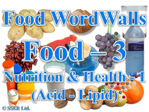 Food Wordwall 07 - Nutrition & Health 1 (A-L) | Teaching Resources