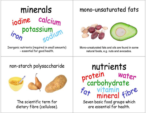 Food Wordwall 08 - Nutrition & Health 2 (L-W) | Teaching Resources