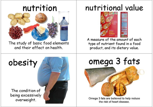 Food Wordwall 08 - Nutrition & Health 2 (L-W) | Teaching Resources