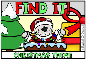 Tiny Spelling Word Christmas Hunt | Teaching Resources
