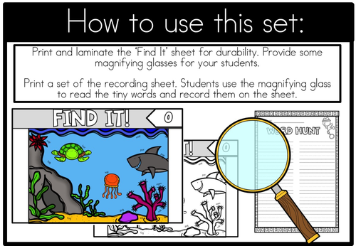 Tiny Spelling Word Hunt Vowel Teams | Teaching Resources