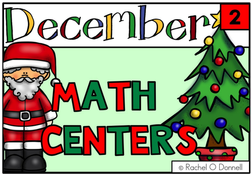December Math Centers First Grade | Teaching Resources