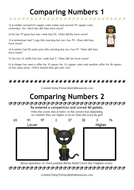 Ancient Egyptian Themed Comparing Numbers Worksheets | Teaching Resources
