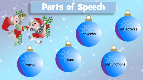 Parts of Speech Christmas - Themed | Teaching Resources