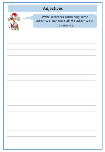 Parts of Speech Christmas - Themed | Teaching Resources