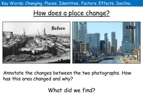 (New AQA) A:Level Urban Challenges Lesson 2 - Change of places ...