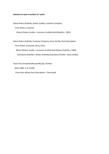 Sql Gcse Computer Science Ocr 9 1 Programming Techniques Teaching Resources