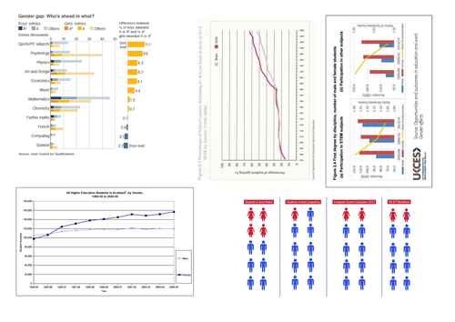 Education & Gender [SOCIOLOGY] (Data, Graphs, Infographics) [5 x A3 ...