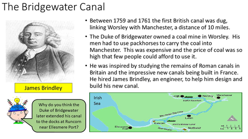 Transport Revolution 1750 - 1900: Canals | Teaching Resources