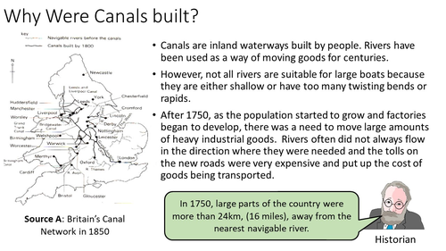 Transport Revolution 1750 - 1900: Canals | Teaching Resources