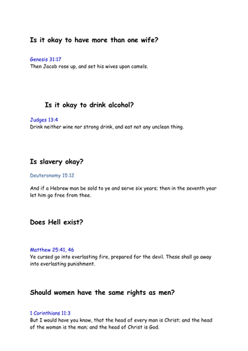 Christian Denominations | Teaching Resources