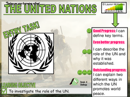 The role of the United Nations | Teaching Resources