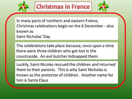 Interactive French Christmas lesson | Teaching Resources