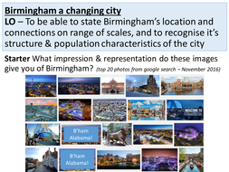 Birmingham location and land use | Teaching Resources