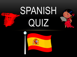 Spanish Quiz (with answers) | Teaching Resources