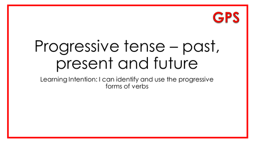 Progressive forms of the verb - past, present and future. | Teaching ...