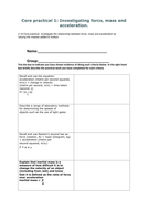 Edexcel Core Practical guides for Combined Science Chemistry, Physics ...