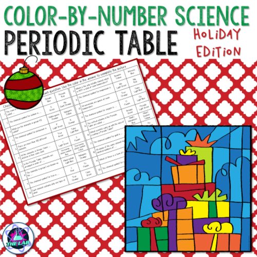 Holiday Themed Science Color-by-Number Activities | Teaching Resources