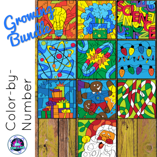 Holiday Themed Science Color-by-Number Activities | Teaching Resources