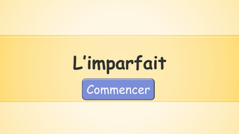 French Imperfect Tense Quiz | Teaching Resources