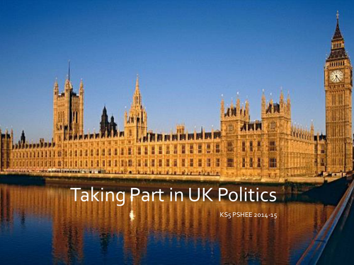 How UK Politics work | Teaching Resources